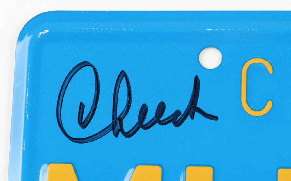 Cheech Marin & Tommy Chong Signed "Up in Smoke" 6x12 License Plate (JSA ...