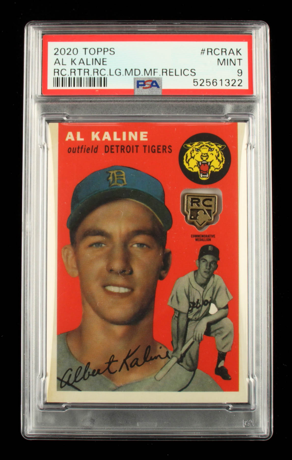 Al Kaline 2020 Topps Rookie Card Retrospective RC Logo Medallions # ...