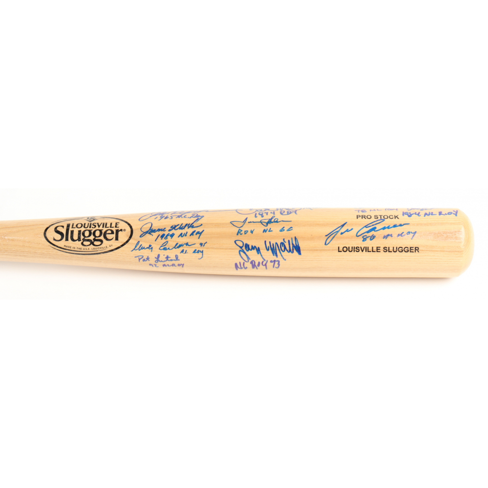 Rookie of the Year Winners Louisville Slugger Baseball Bat Signed by ...