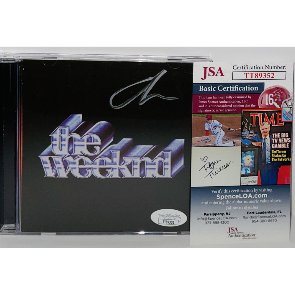 The Weeknd Signed CD Disc Cover (JSA) | Pristine Auction