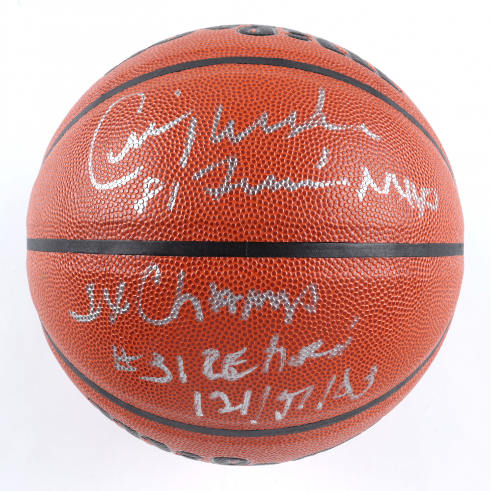 Cedric Maxwell Signed NBA Basketball with Multiple Inscriptions ...