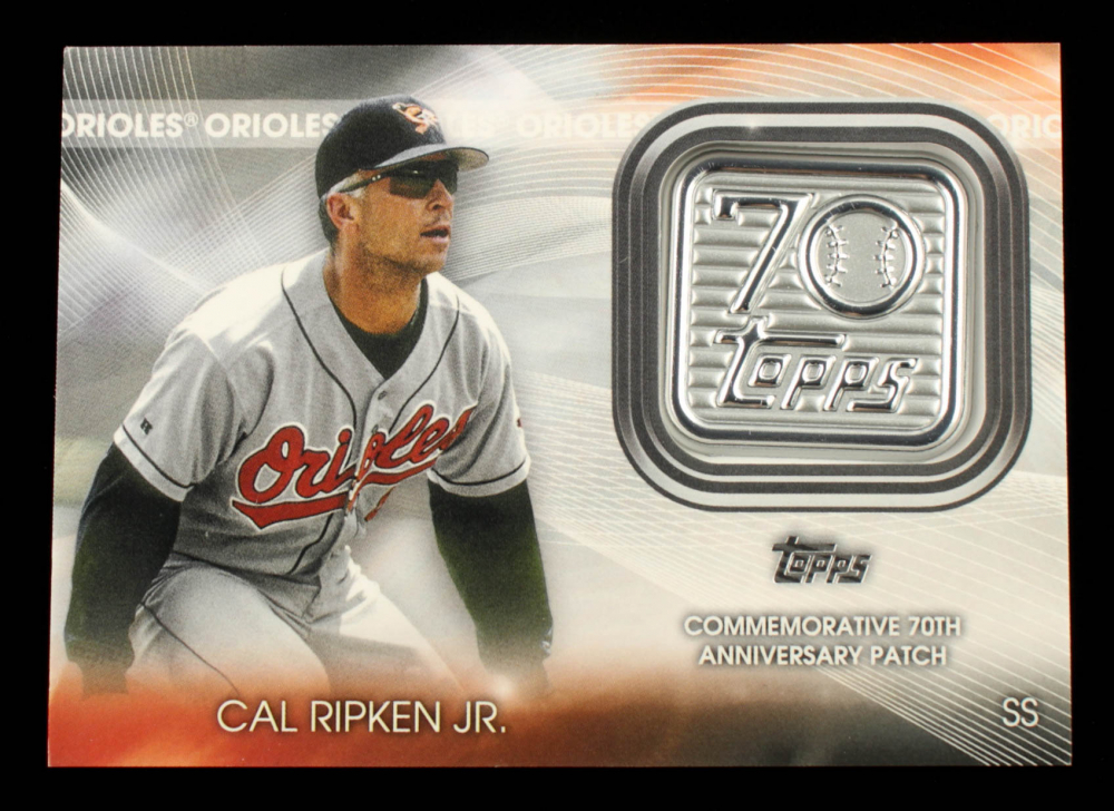 Cal Ripken Jr. 2021 Topps 70th Anniversary Commemorative Logo Patches ...
