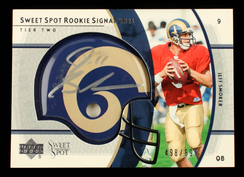 Jeff Smoker 2004 Sweet Spot Gold Rookie Autographs #250 #498/699 ...