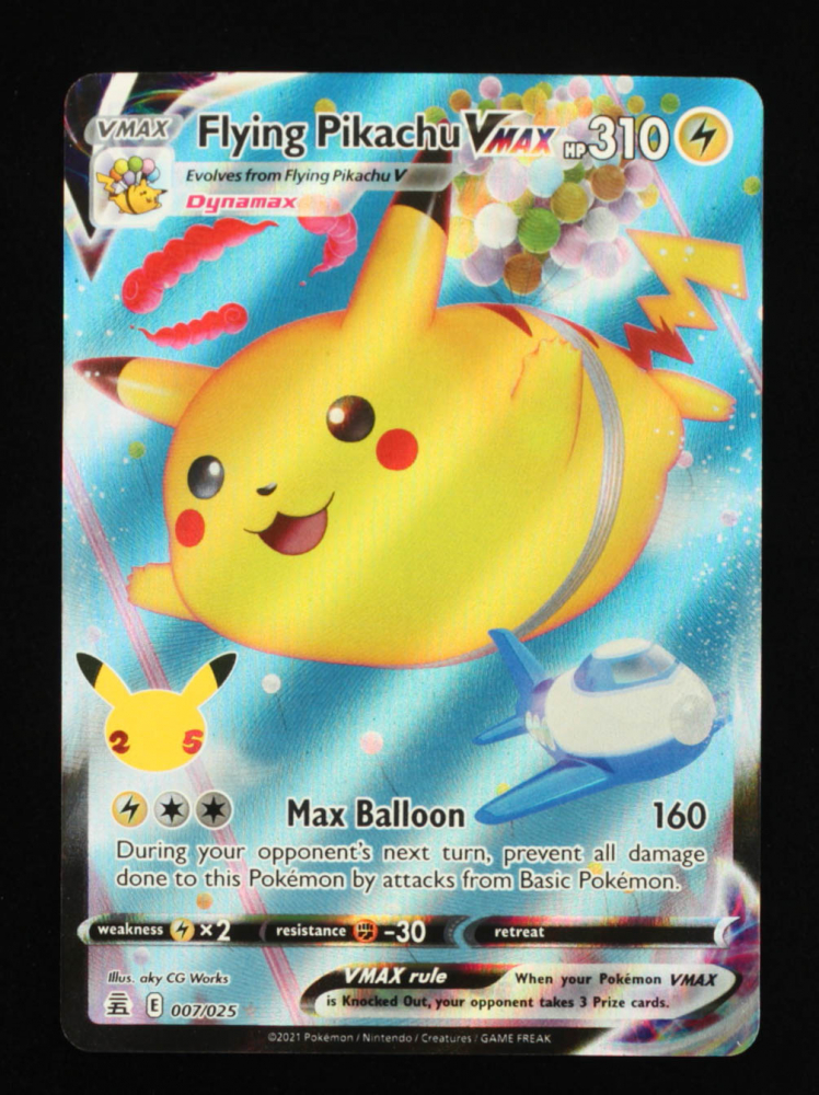 Flying Pikachu VMAX 2021 Pokemon Celebrations #7 Holo | Barnebys