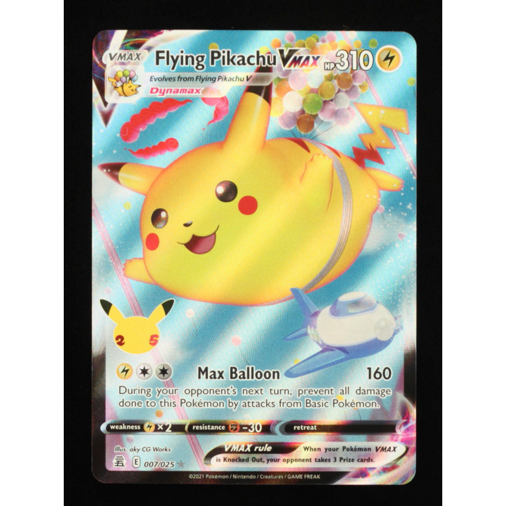 Flying Pikachu VMAX 2021 Pokemon Celebrations #7 Holo | Pristine Auction