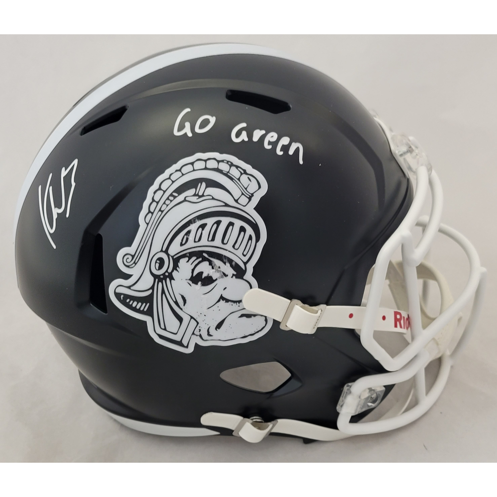 Kenneth Walker III Signed Michigan State Spartans Gruff Alternate Speed ...