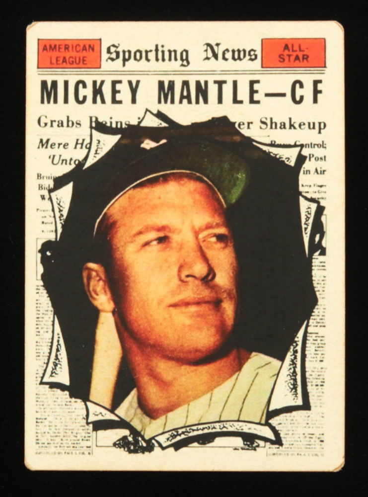 Mickey Mantle 1961 Topps #578 All-Star | Pristine Auction