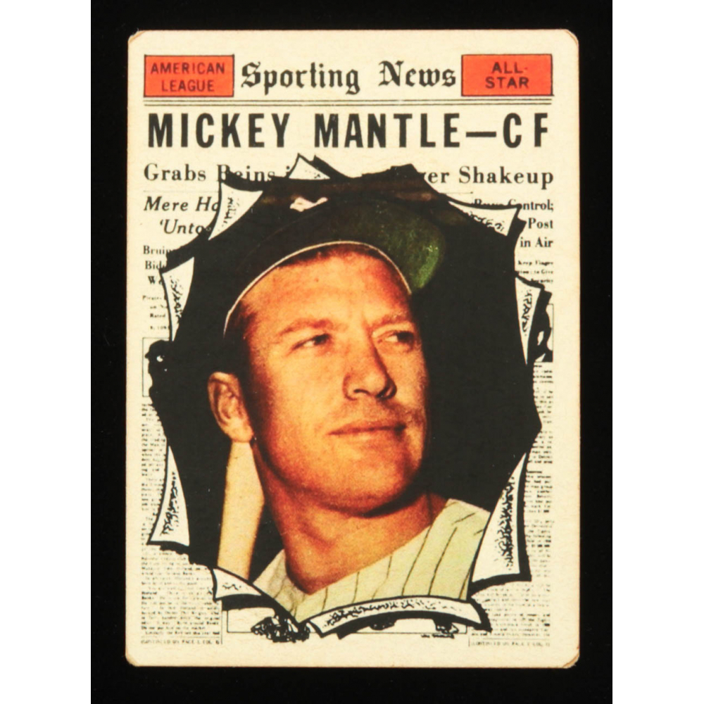 Mickey Mantle 1961 Topps #578 All-Star | Pristine Auction