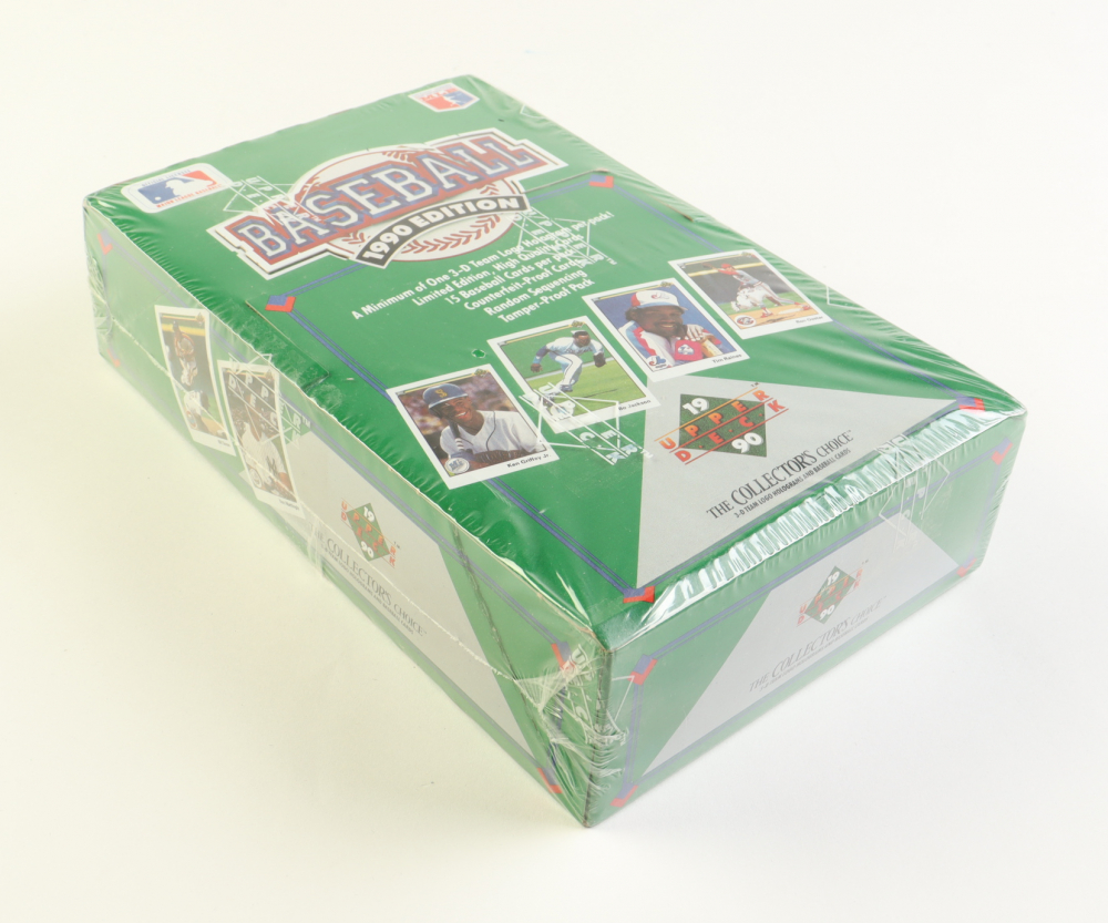 1990 Edition Upper Deck Baseball Box of (36) Packs | Pristine Auction