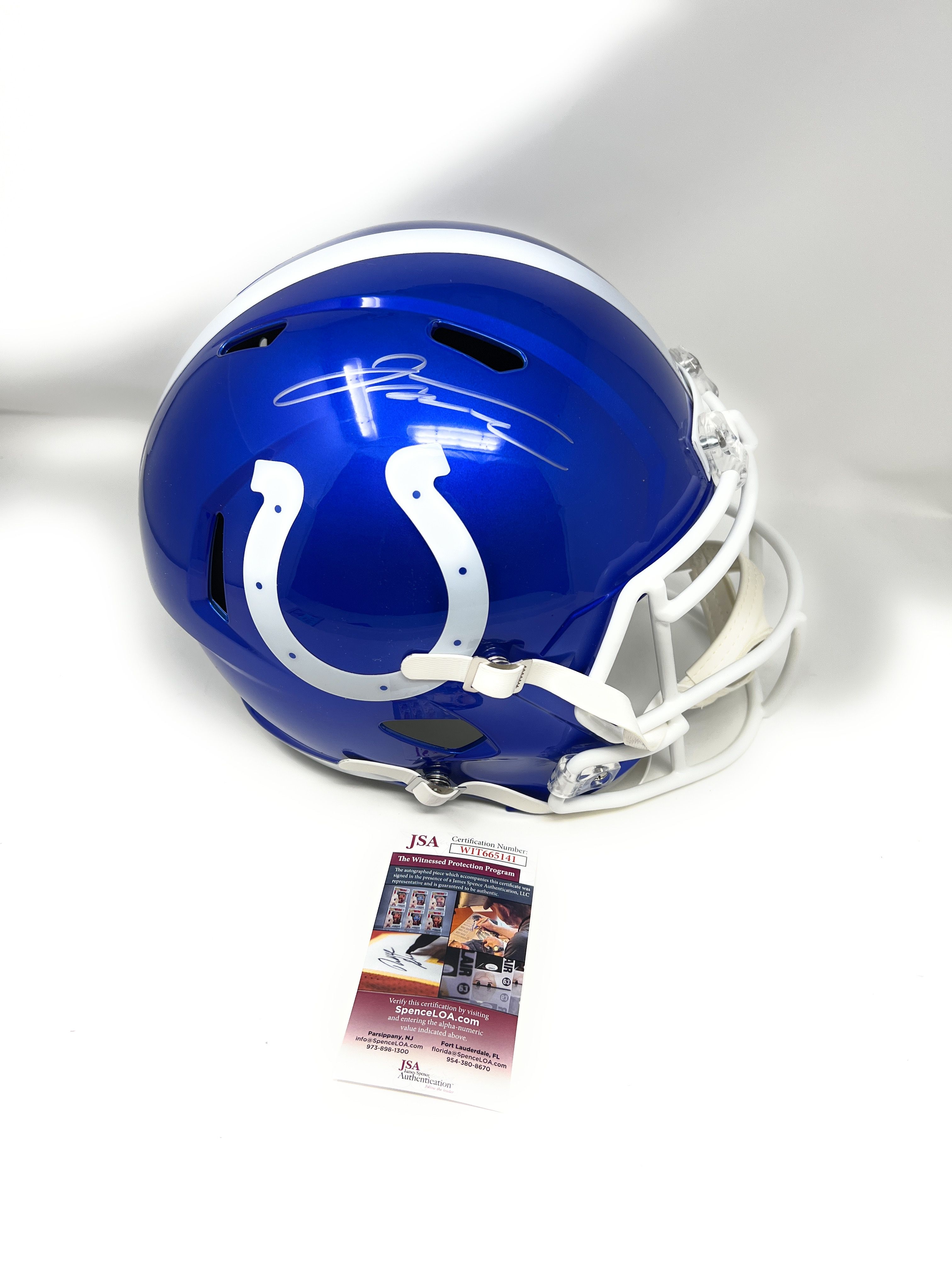 Jonathan Taylor Signed Colts Full-Size Flash Alternate Speed Helmet ...