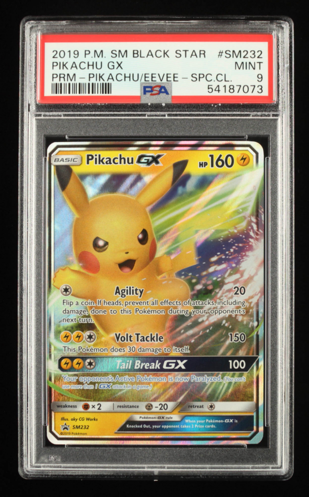 Pikachu GX 2019 Pokemon Sun & Moon #SM232 (PSA 9) | Pristine Auction