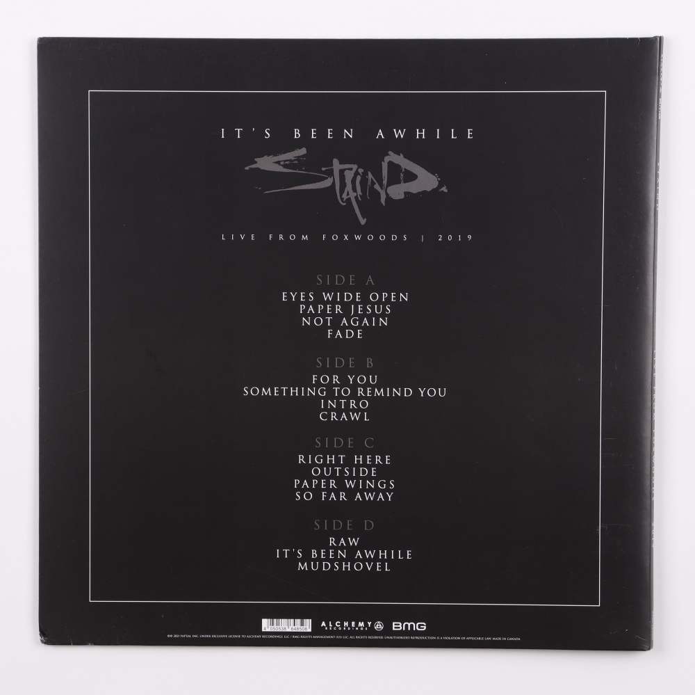 Staind Signed "It's Been Awhile" Vinyl Record Album Cover (JSA) | Pristine Auction