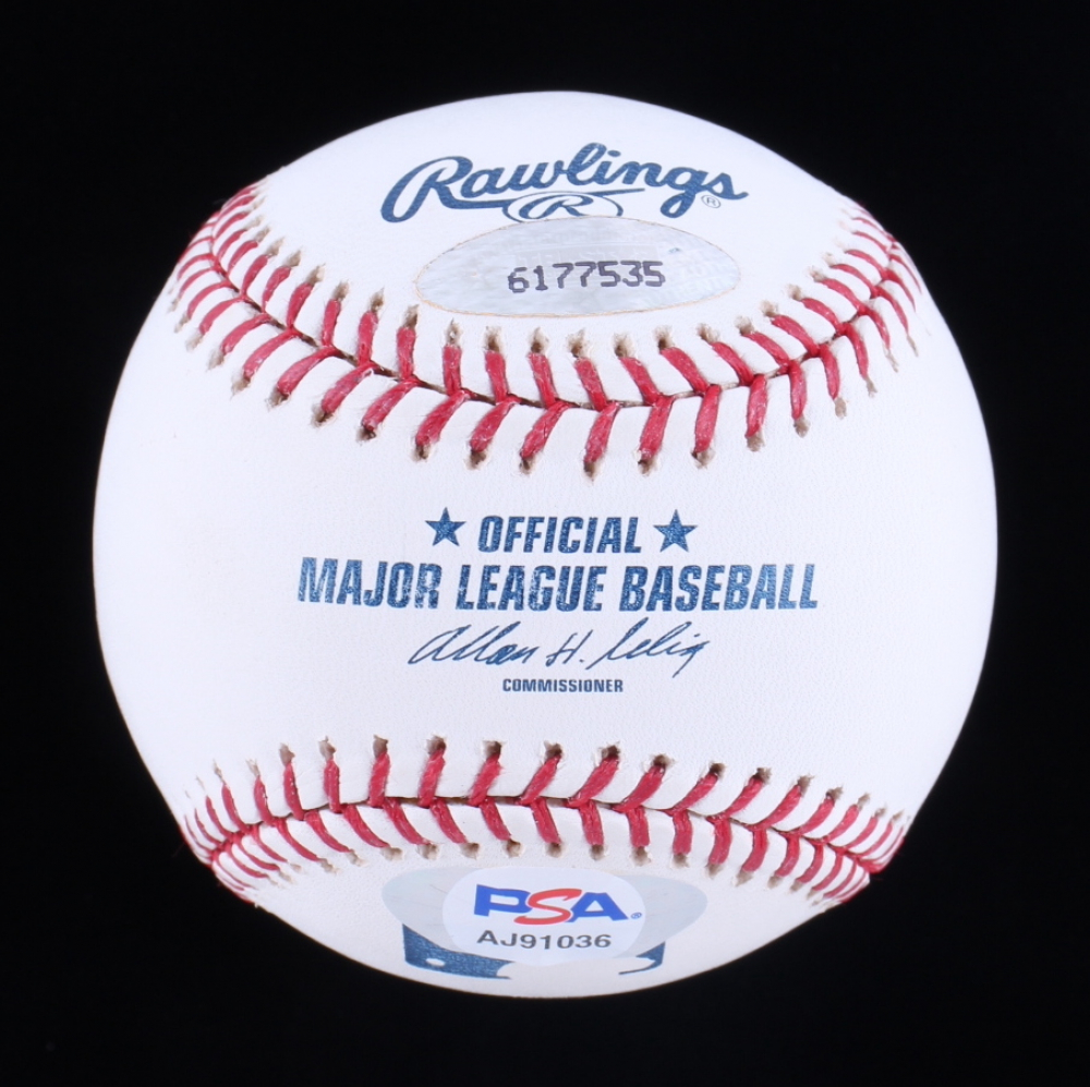 Cecil Cooper Signed OML Baseball Inscribed "5x All Star" (PSA & TriStar ...