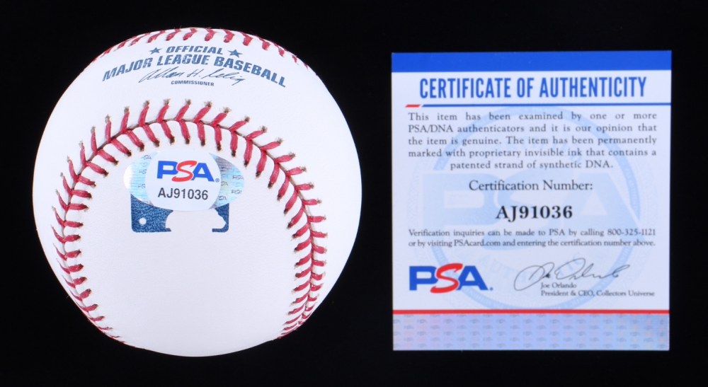 Cecil Cooper Signed OML Baseball Inscribed "5x All Star" (PSA & TriStar ...