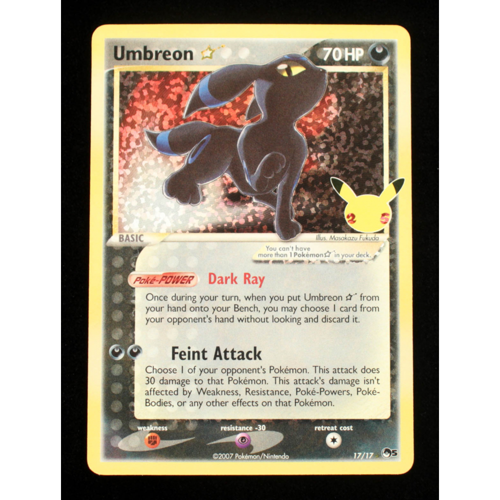 Umbreon Gold Star 2021 Pokemon Celebrations #17 Holo | Pristine Auction