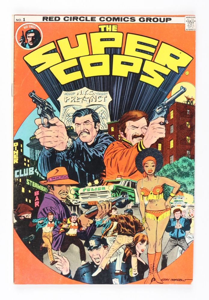 1974 "The Super Cops" Issue #1 Red Circle Comic Book | Pristine Auction