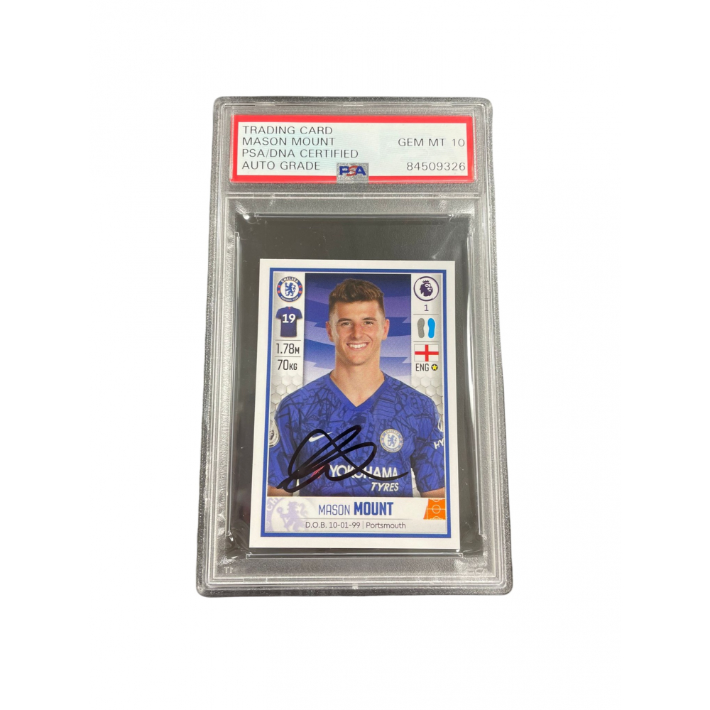 Mason Mount Signed 2019-20 Panini English Premier League Stickers #183 ...