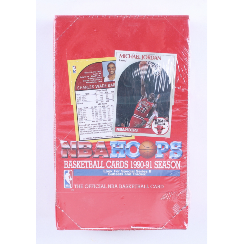 1990-91 Hoops Series 2 Basketball Wax Box of (36) Packs | Pristine Auction
