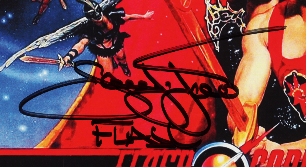 Sam J. Jones Signed "Flash Gordon" 11x17 Movie Poster Inscribed "Flash ...