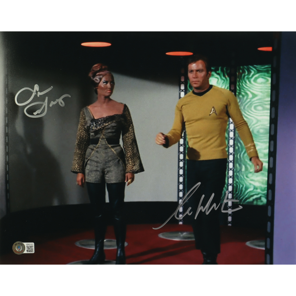 William Shatner & Susan Howard Signed "Star Trek" 11x14 Photo (Beckett ...