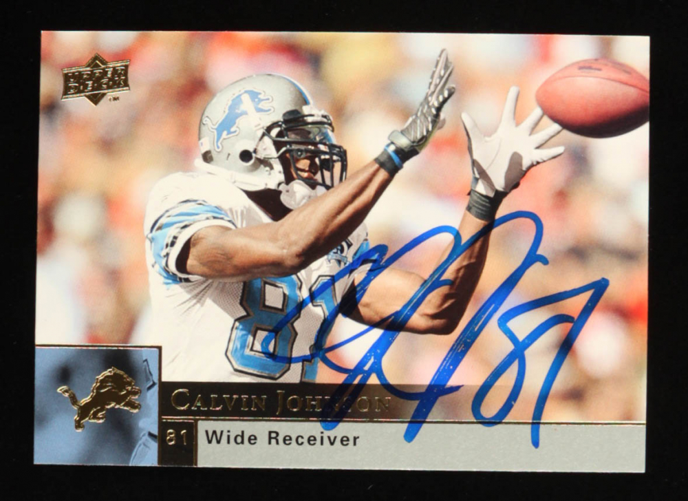 Calvin Johnson Signed 2009 Upper Deck #67 (JSA) | Pristine Auction