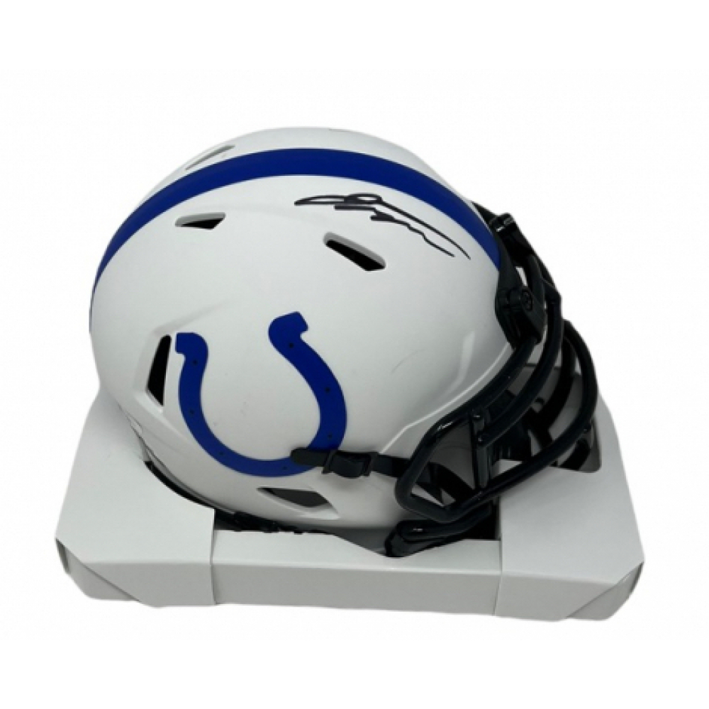 Jonathan Taylor Signed Colts Lunar Eclipse Alternate Speed Mini Helmet ...