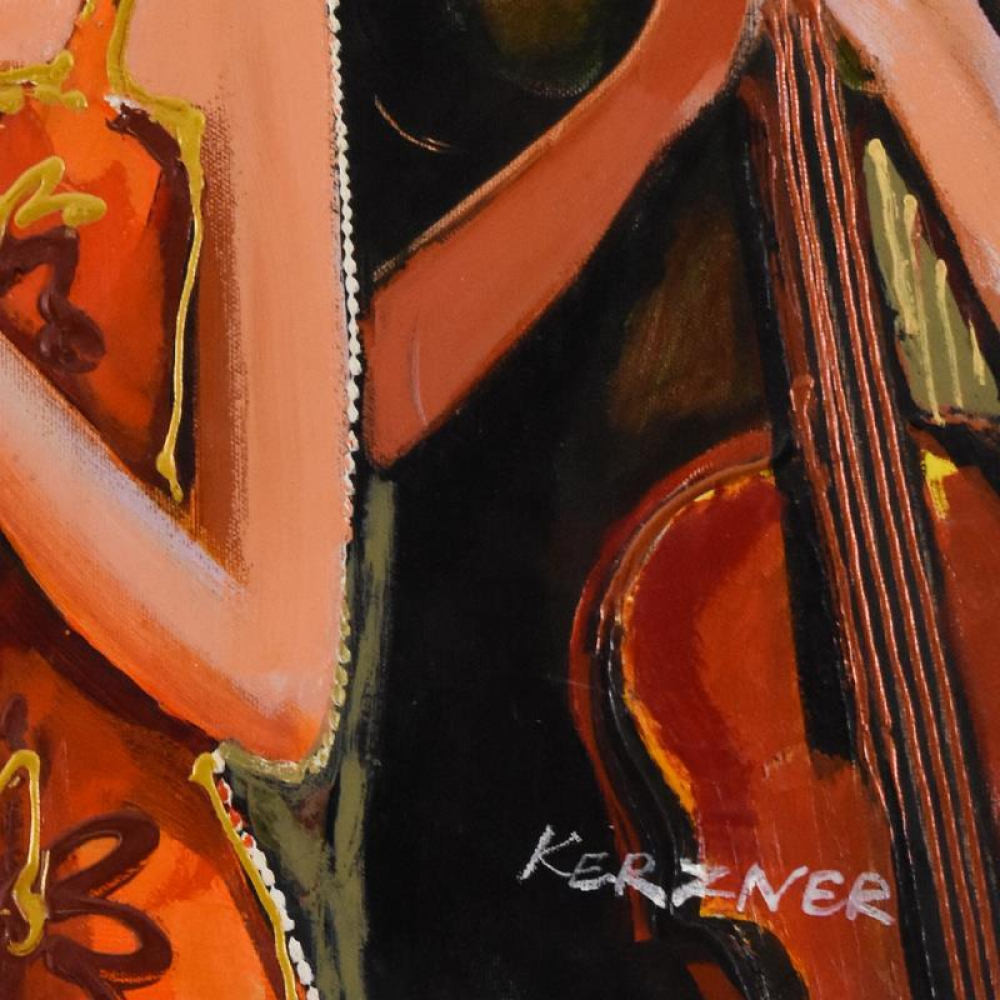 Michael Kerzner Signed 19x24 Original Acrylic Painting on Canvas ...