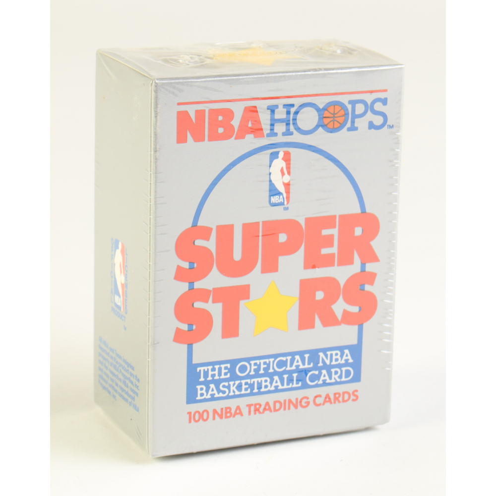 1990 Hoops 100 Superstars Basketball Complete Set of (100) Cards with ...