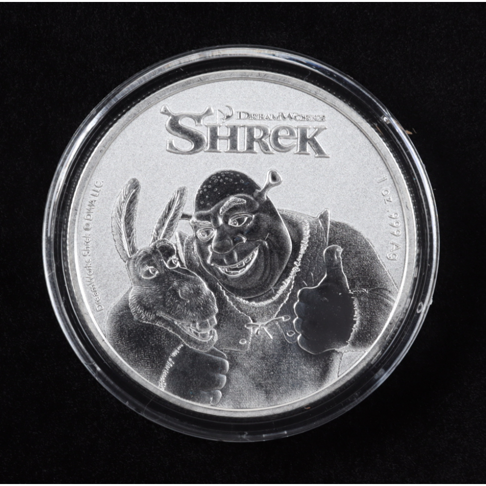 2021 Niue 1oz "Shrek" Silver Coin | Pristine Auction