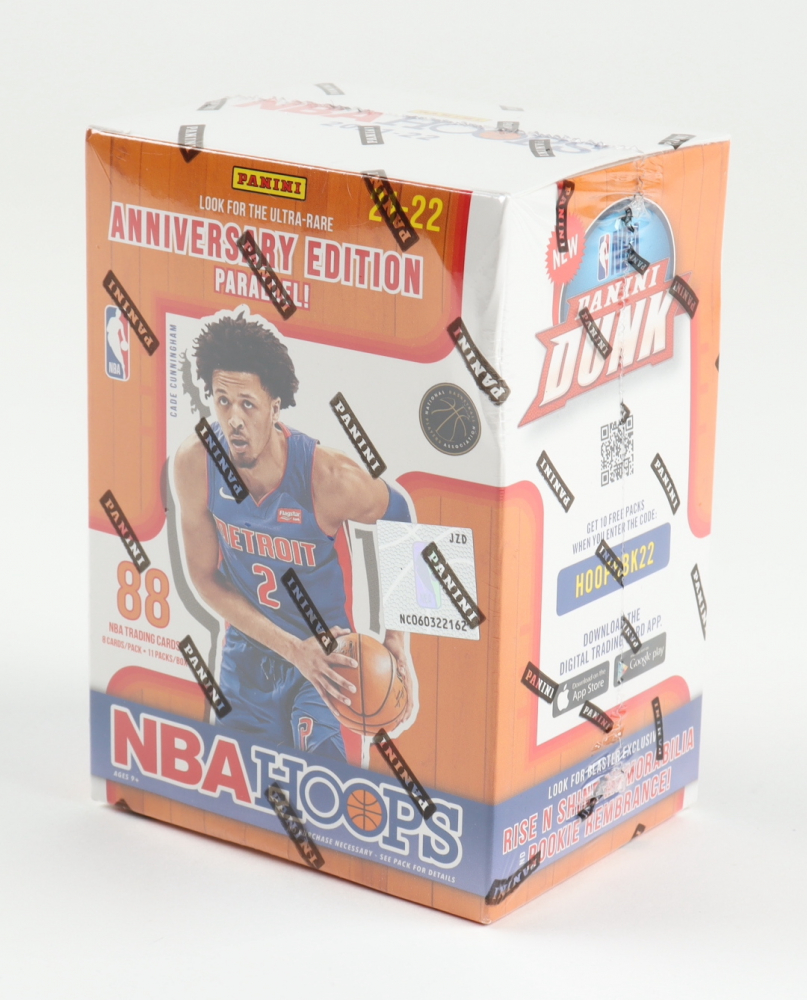2021-22 Panini NBA Hoops Basketball Blaster Box with (11) Packs | Barnebys