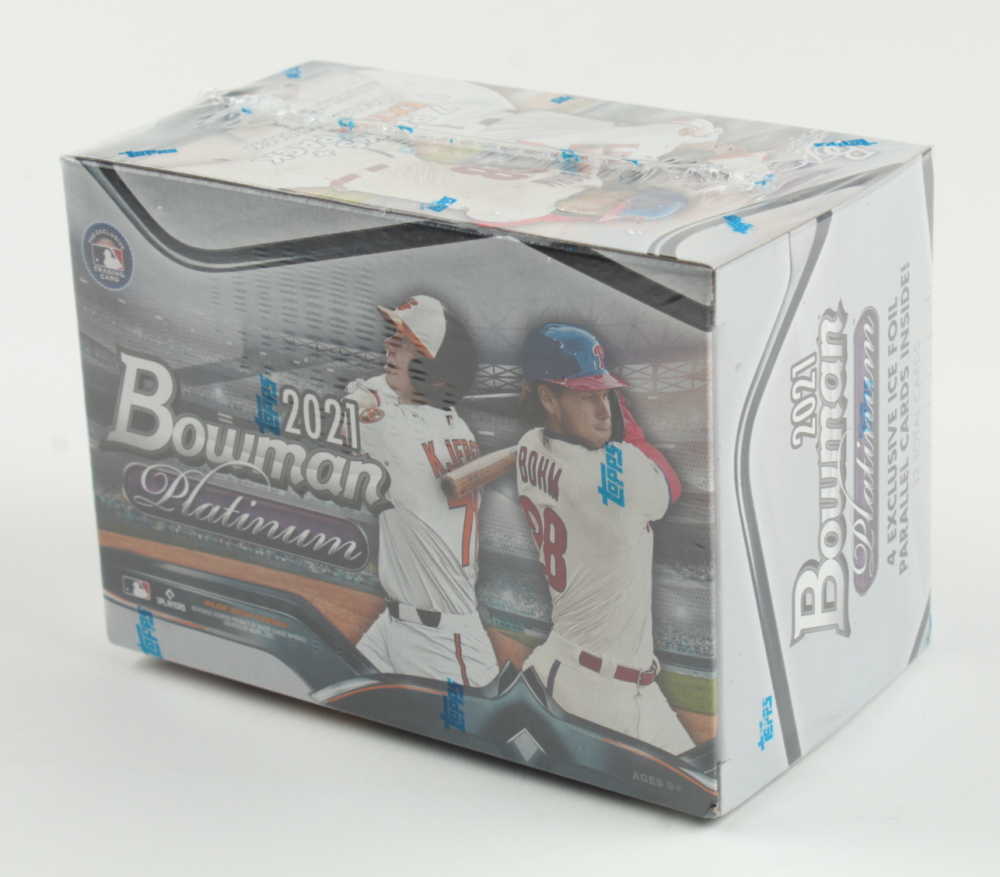 2021 Bowman Platinum Baseball Blaster Box with (8) Packs | Pristine Auction