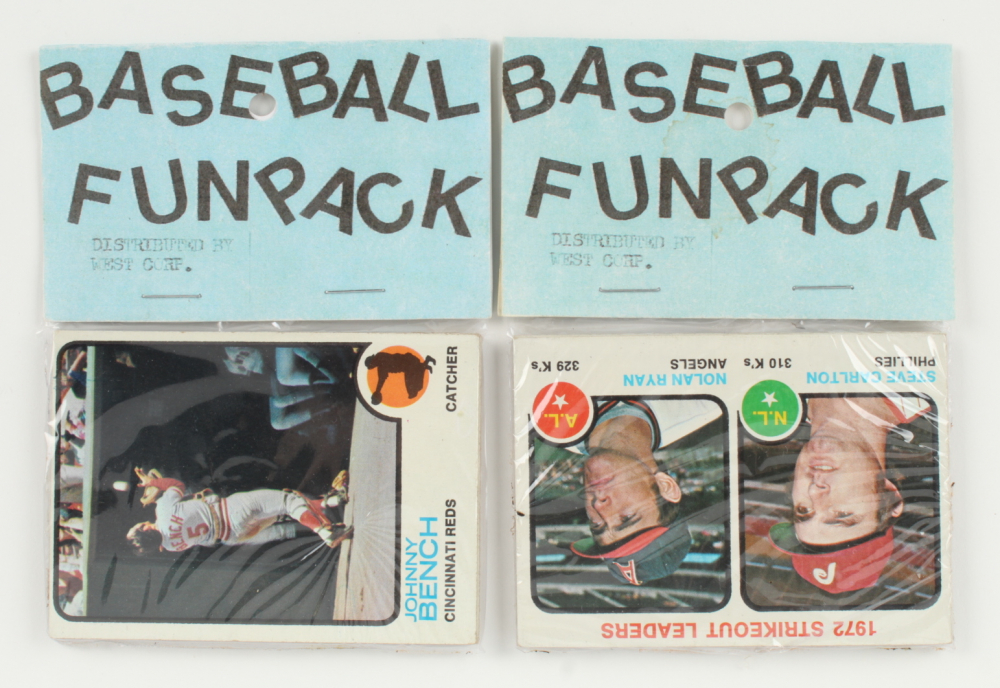 1973 Topps Baseball Card Fun Pack Box with (20) Packs | Pristine Auction