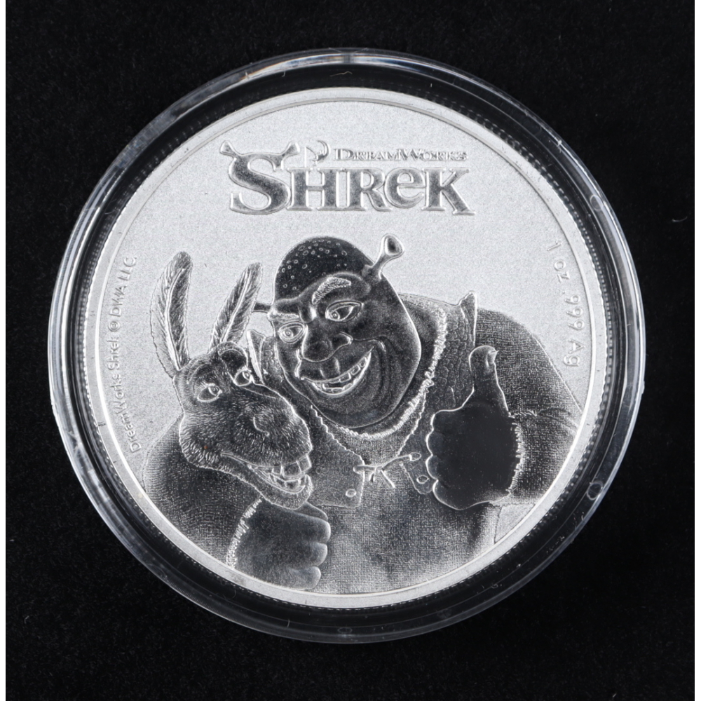 1oz .999 2020 Shrek 20th Anniversary $2 Two Dollars Silver Coin ...
