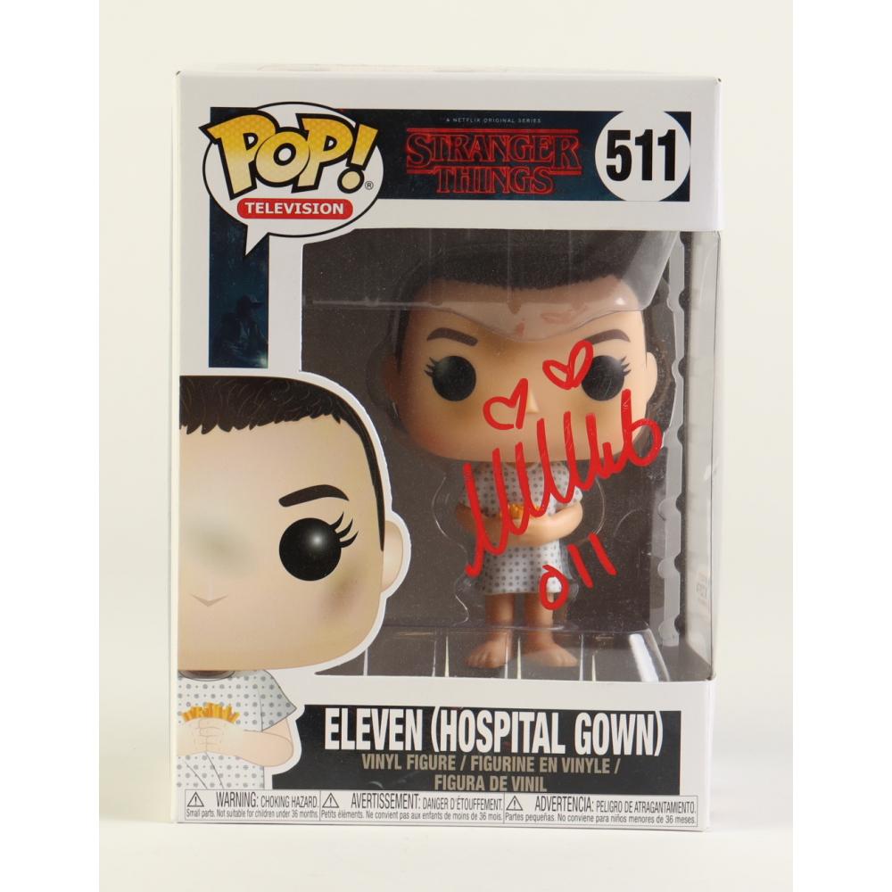 Millie Bobby Brown Signed "Stranger Things" #511 Eleven (Hospital Gown ...