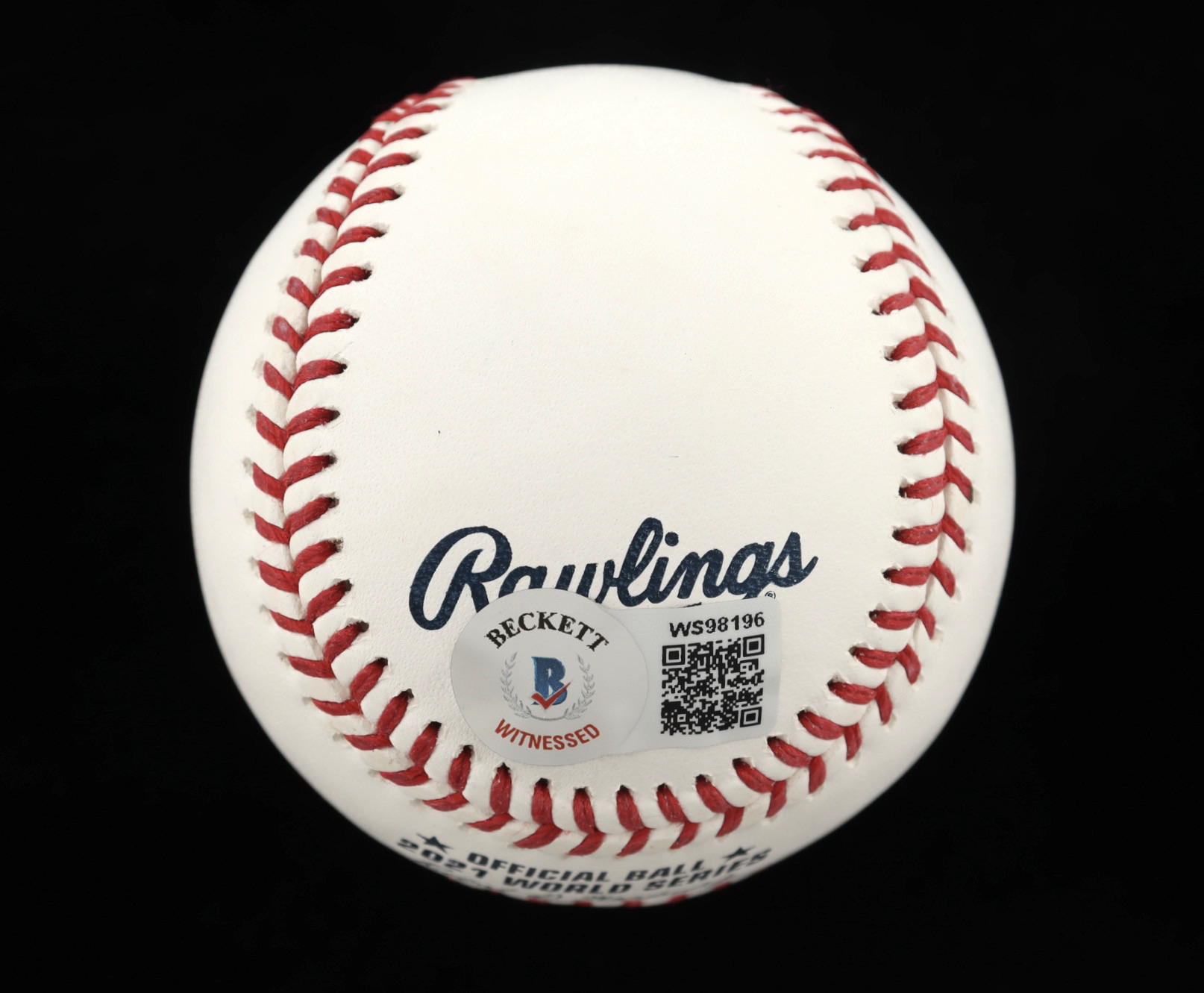 Austin Riley Signed 2021 World Series Baseball (Beckett) | Pristine Auction