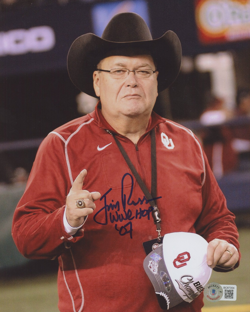 Jim Ross Signed 8x10 Photo Inscribed "WWE HOF '07" (Beckett) | Pristine ...