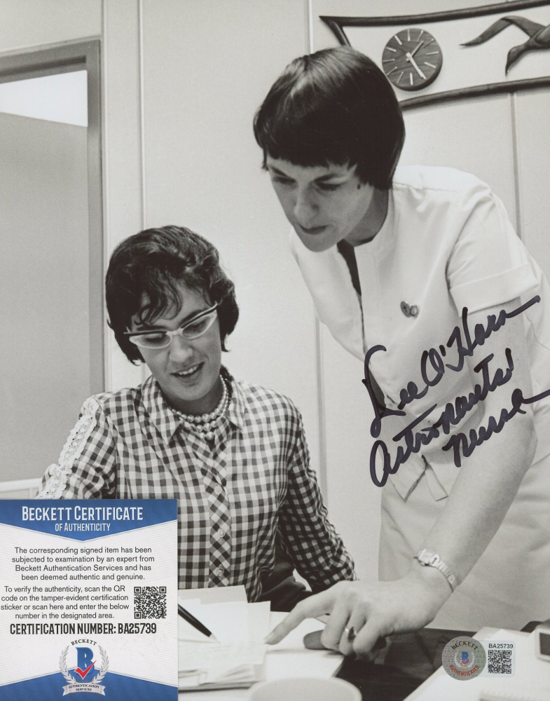 Dee O'Hara Signed NASA 8x10 Photo Inscribed "Astronaut Nurse" (Beckett ...