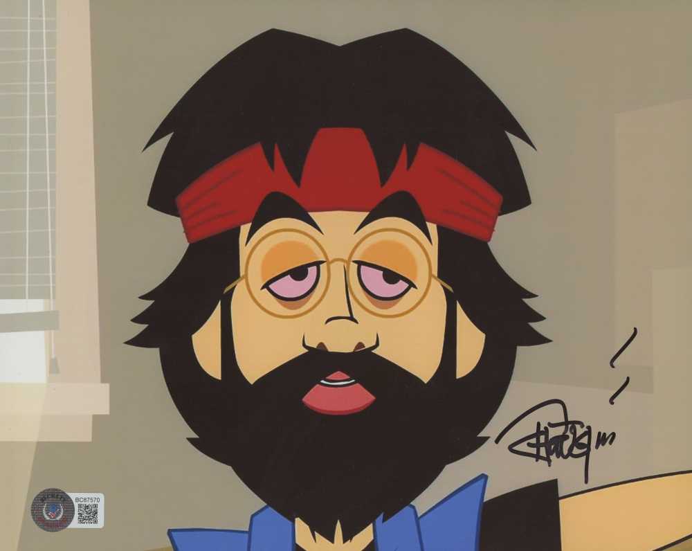 Tommy Chong Signed "Cheech & Chong's Animated Movie" 8x10 Photo ...