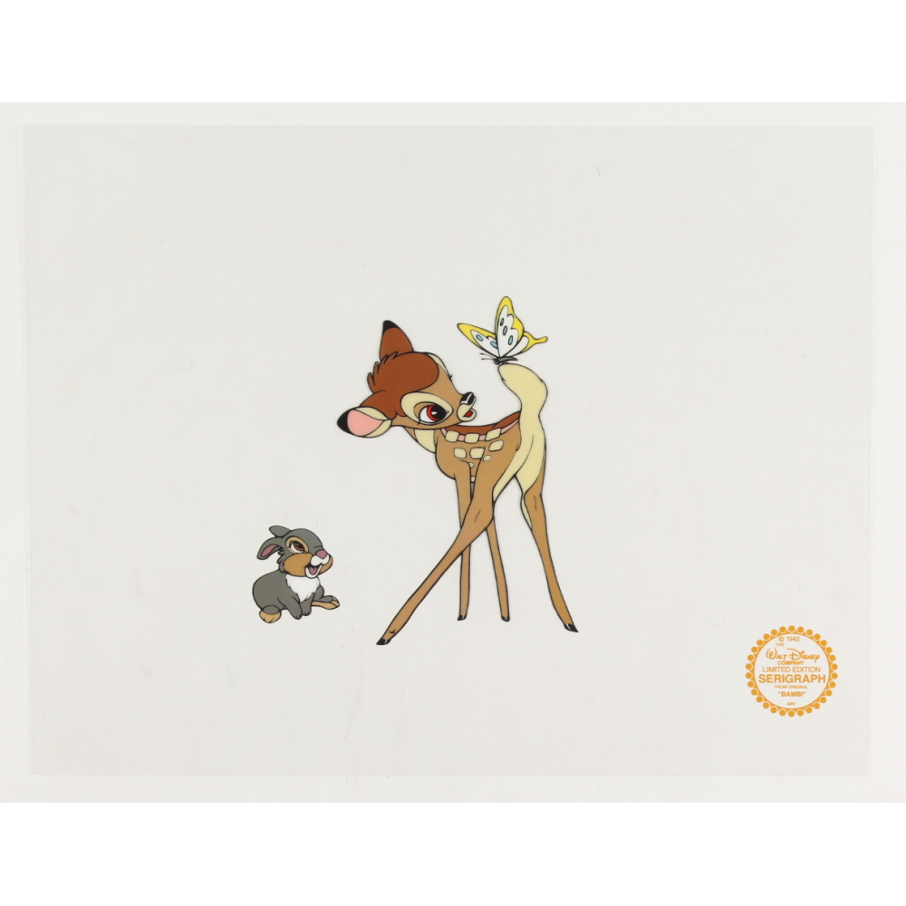Walt Disney LE "Bambi" 11x14 Animation Serigraph Cel | Pristine Auction