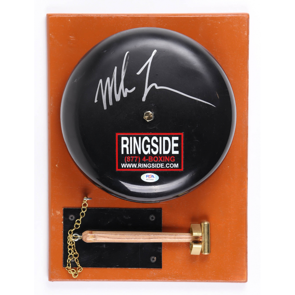 Mike Tyson Signed Authentic Full-Size Ringside Boxing Bell (PSA ...