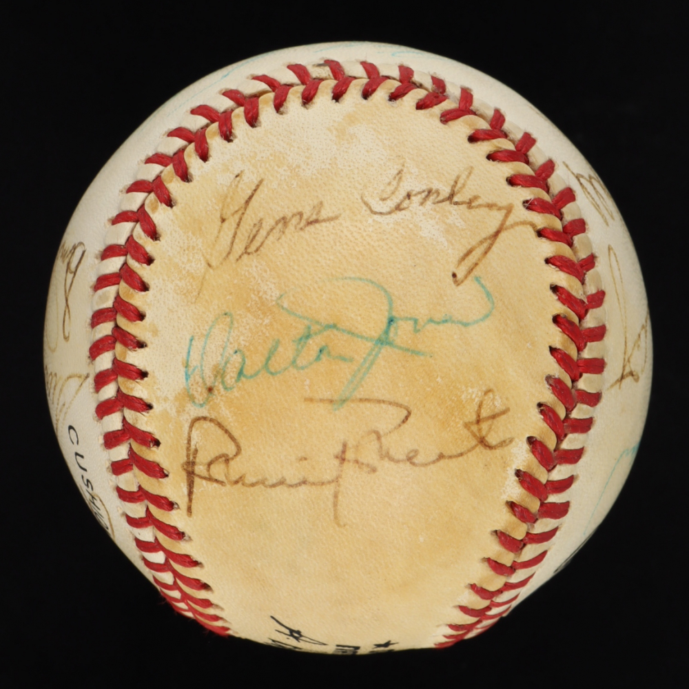 Baseball Old Timers Multi-Signed ONL Baseball Signed By (14) with Carl ...