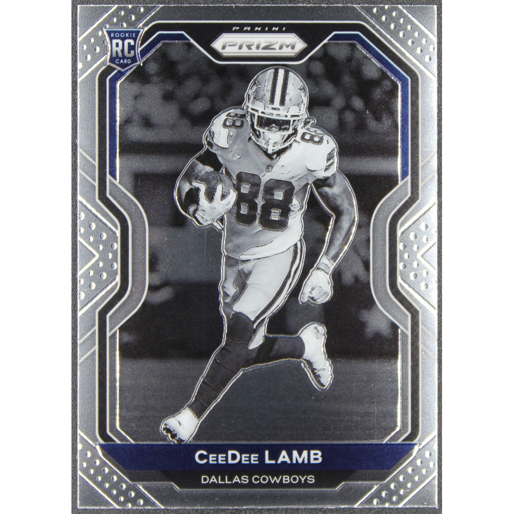 CeeDee Lamb 2020 Panini Prizm Black and White #334B RC | Pristine Auction