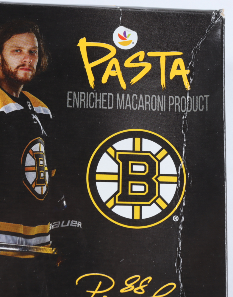 David Pastrnak Signed Bruins Pasta Box (Pastrnak & YSMS) | Pristine Auction