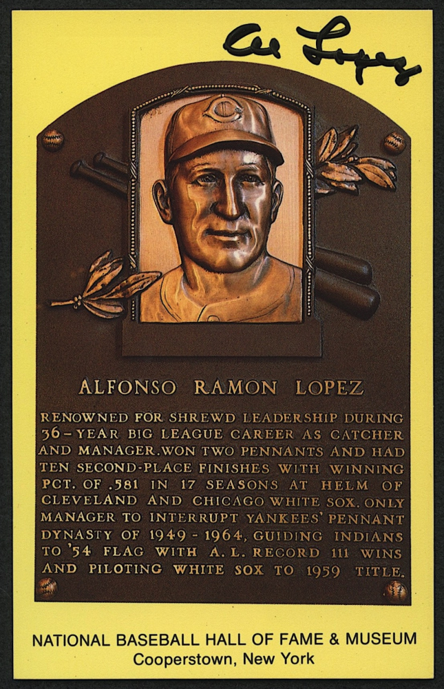 Al Lopez Signed Hall of Fame Postcard (JSA) | Pristine Auction