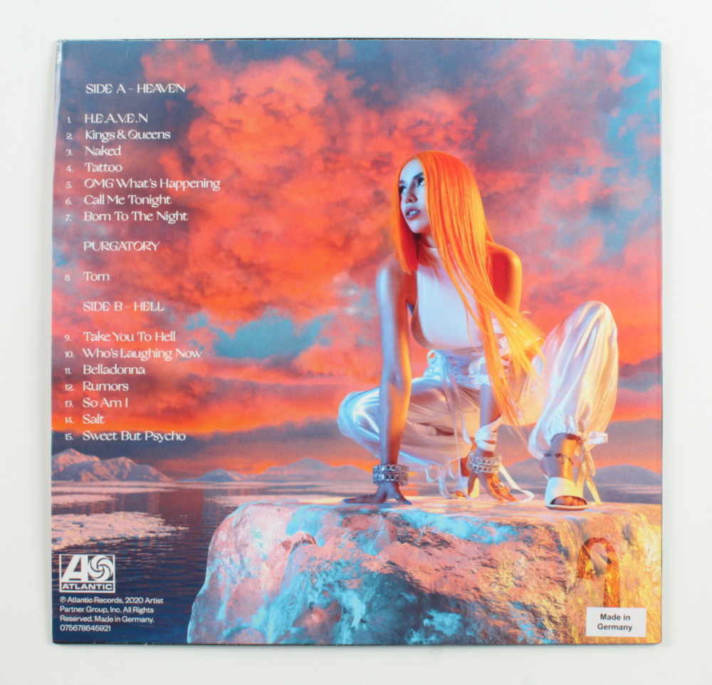 Ava Max Signed "Heaven & Hell" Vinyl Record Album (Beckett) | Pristine ...
