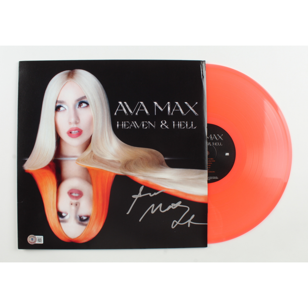 Ava Max Signed "Heaven & Hell" Vinyl Record Album (Beckett) | Pristine ...