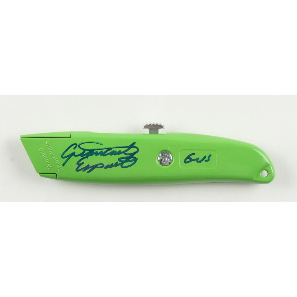 Giancarlo Esposito Signed "Breaking Bad" Box Cutter Inscribed "Gus ...