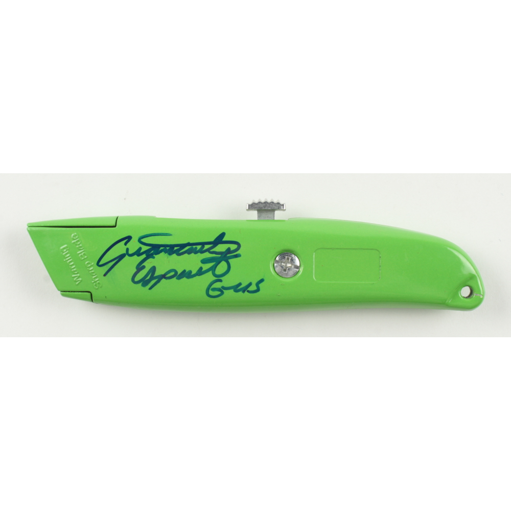 Giancarlo Esposito Signed "Breaking Bad" Box Cutter Inscribed "Gus ...