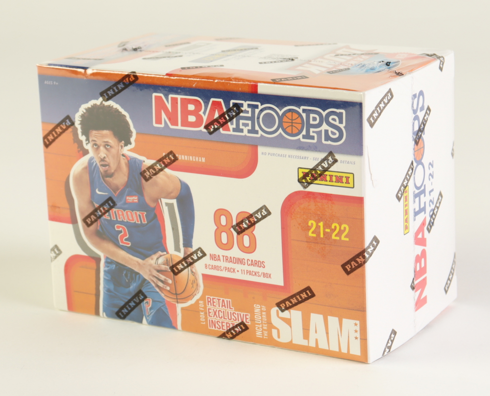 2021-22 Panini NBA Hoops Basketball Blaster Box with (11) Packs ...