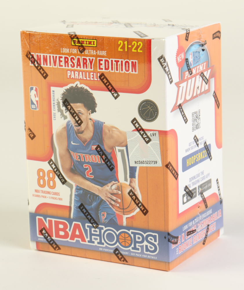2021-22 Panini NBA Hoops Basketball Blaster Box with (11) Packs ...